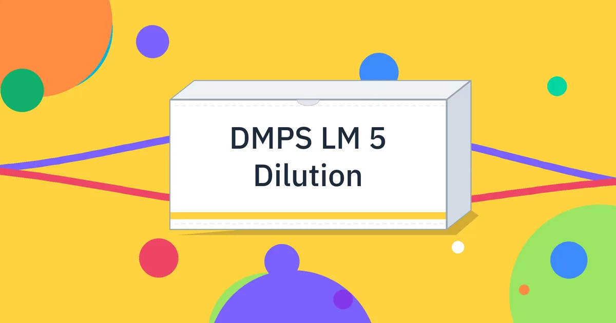 Symbolbild: Packung mit der Aufschrift DMPS LM 5 Dilution (PZN 13465999) – Verfügbarkeit und Bezug in Apotheken in Frankfurt am Main