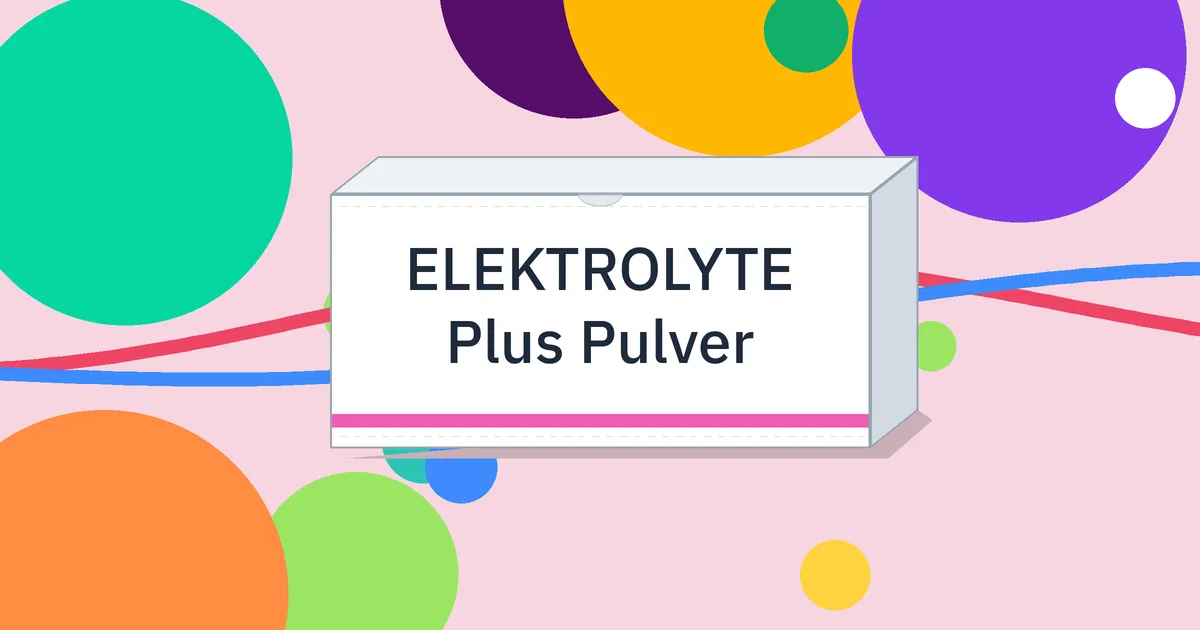 Symbolbild: Packung mit der Aufschrift ELEKTROLYTE Plus Pulver (PZN 18336189) – Verfügbarkeit und Bezug in Apotheken in Frankfurt am Main