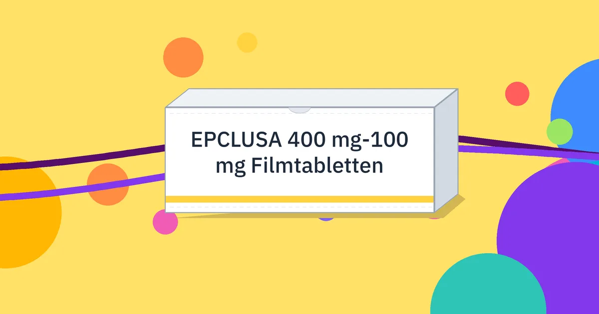 Symbolbild: Packung mit der Aufschrift EPCLUSA 400 mg-100 mg Filmtabletten (PZN 19871542) – Verfügbarkeit und Bezug in Apotheken in Frankfurt am Main