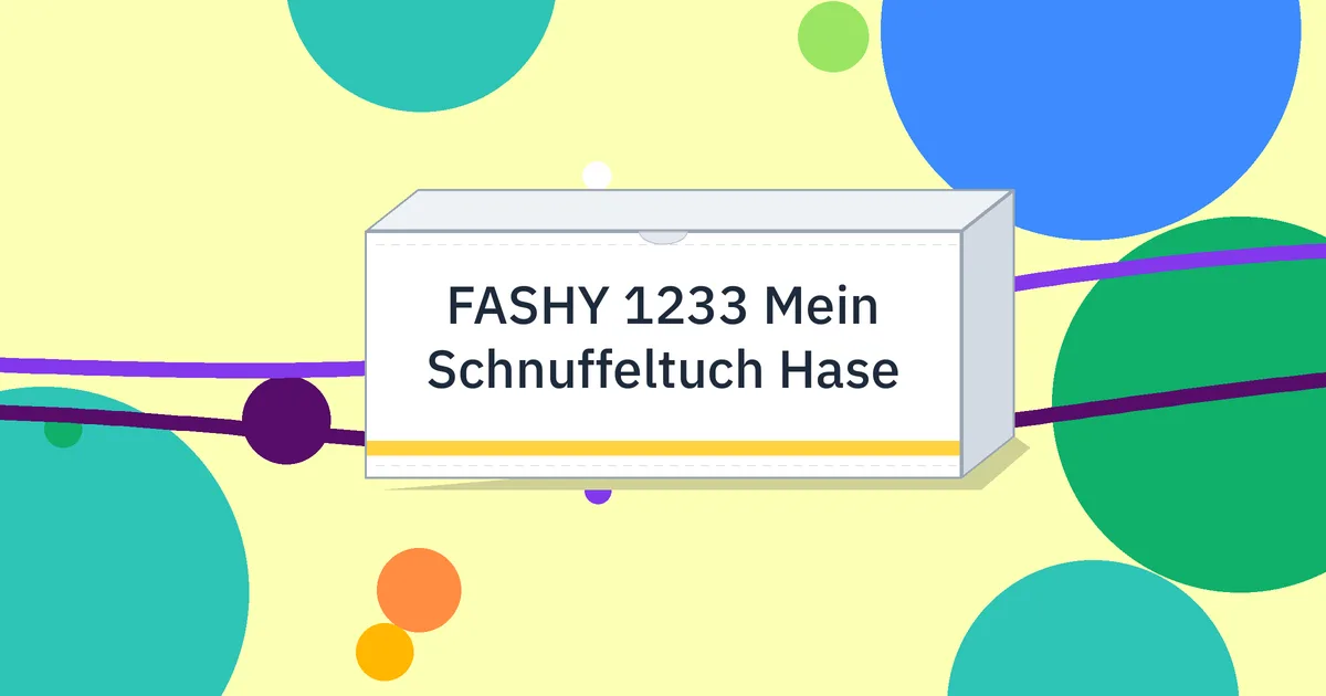 Symbolbild: Packung mit der Aufschrift FASHY 1233 Mein Schnuffeltuch Hase (PZN 12375107) – Verfügbarkeit und Bezug in Apotheken in Frankfurt am Main