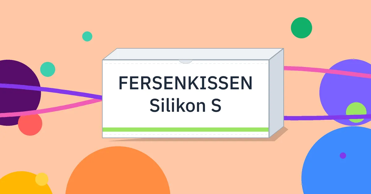 Symbolbild: Packung mit der Aufschrift FERSENKISSEN Silikon S (PZN 19072864) – Verfügbarkeit und Bezug in Apotheken in Frankfurt am Main