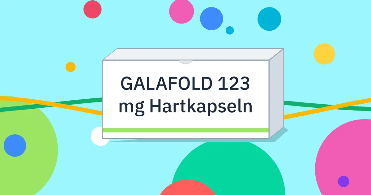 Symbolbild: Packung mit der Aufschrift GALAFOLD 123 mg Hartkapseln (PZN 20062894) – Verfügbarkeit und Bezug in Apotheken in Frankfurt am Main