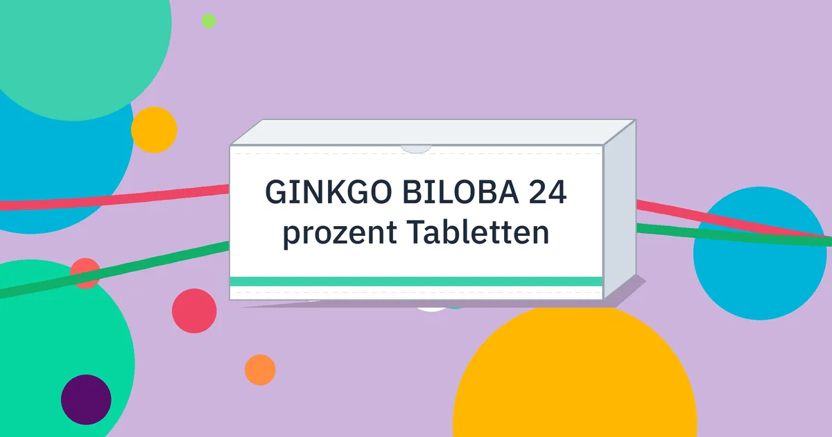 Symbolbild: Packung mit der Aufschrift GINKGO BILOBA 24 prozent Tabletten (PZN 17016229) – Verfügbarkeit und Bezug in Apotheken in Frankfurt am Main