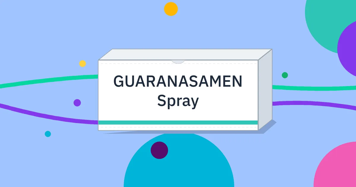 Symbolbild: Packung mit der Aufschrift GUARANASAMEN Spray (PZN 11873719) – Verfügbarkeit und Bezug in Apotheken in Frankfurt am Main