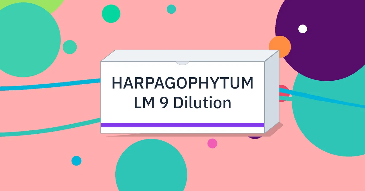 Symbolbild: Packung mit der Aufschrift HARPAGOPHYTUM LM 9 Dilution (PZN 13550647) – Verfügbarkeit und Bezug in Apotheken in Frankfurt am Main