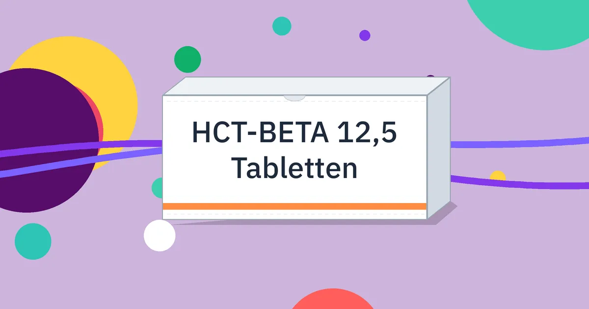 Symbolbild: Packung mit der Aufschrift HCT-BETA 12,5 Tabletten (PZN 06082281) – Verfügbarkeit und Bezug in Apotheken in Frankfurt am Main