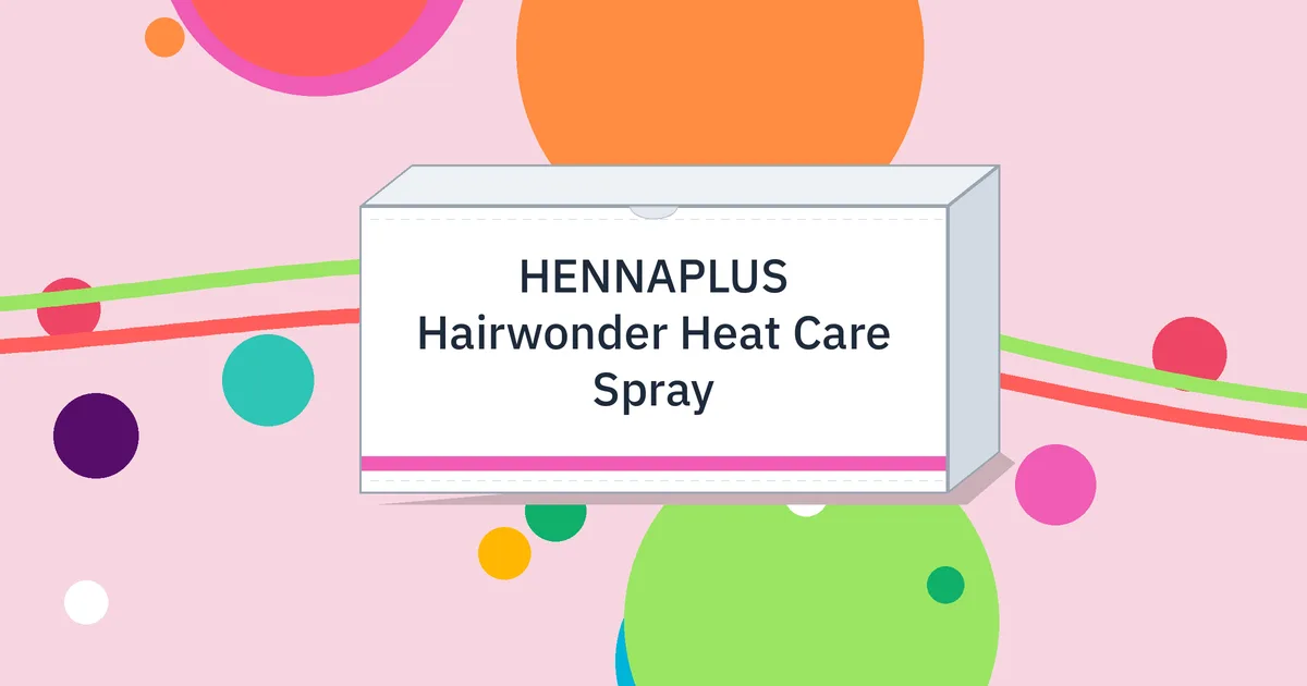 Symbolbild: Packung mit der Aufschrift HENNAPLUS Hairwonder Heat Care Spray (PZN 08775640) – Verfügbarkeit und Bezug in Apotheken in Frankfurt am Main