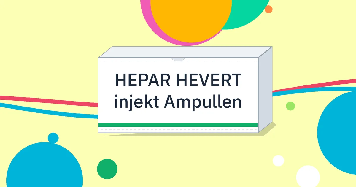 Symbolbild: Packung mit der Aufschrift HEPAR HEVERT injekt Ampullen (PZN 13923829) – Verfügbarkeit und Bezug in Apotheken in Frankfurt am Main