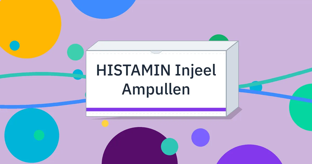 Symbolbild: Packung mit der Aufschrift HISTAMIN Injeel Ampullen (PZN 00490702) – Verfügbarkeit und Bezug in Apotheken in Frankfurt am Main
