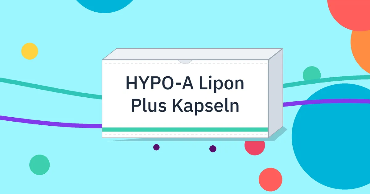 Symbolbild: Packung mit der Aufschrift HYPO-A Lipon Plus Kapseln (PZN 00840616) – Verfügbarkeit und Bezug in Apotheken in Frankfurt am Main