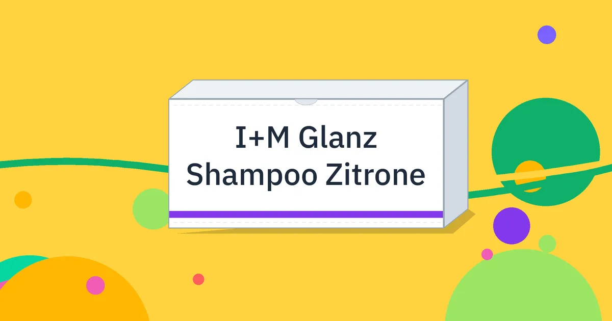 Symbolbild: Packung mit der Aufschrift I+M Glanz Shampoo Zitrone (PZN 07240960) – Verfügbarkeit und Bezug in Apotheken in Frankfurt am Main