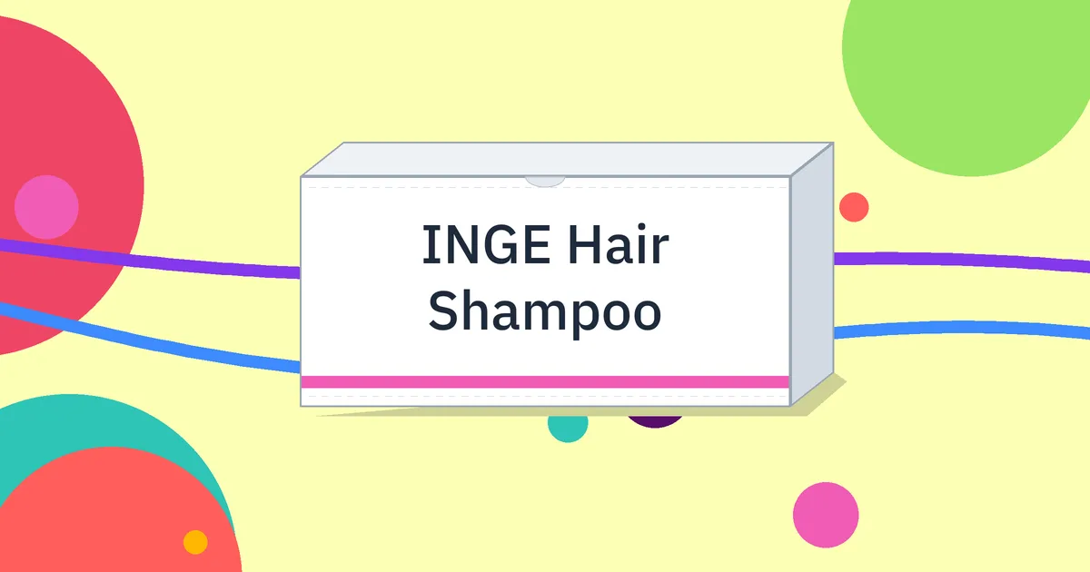 Symbolbild: Packung mit der Aufschrift INGE Hair Shampoo (PZN 05908721) – Verfügbarkeit und Bezug in Apotheken in Frankfurt am Main