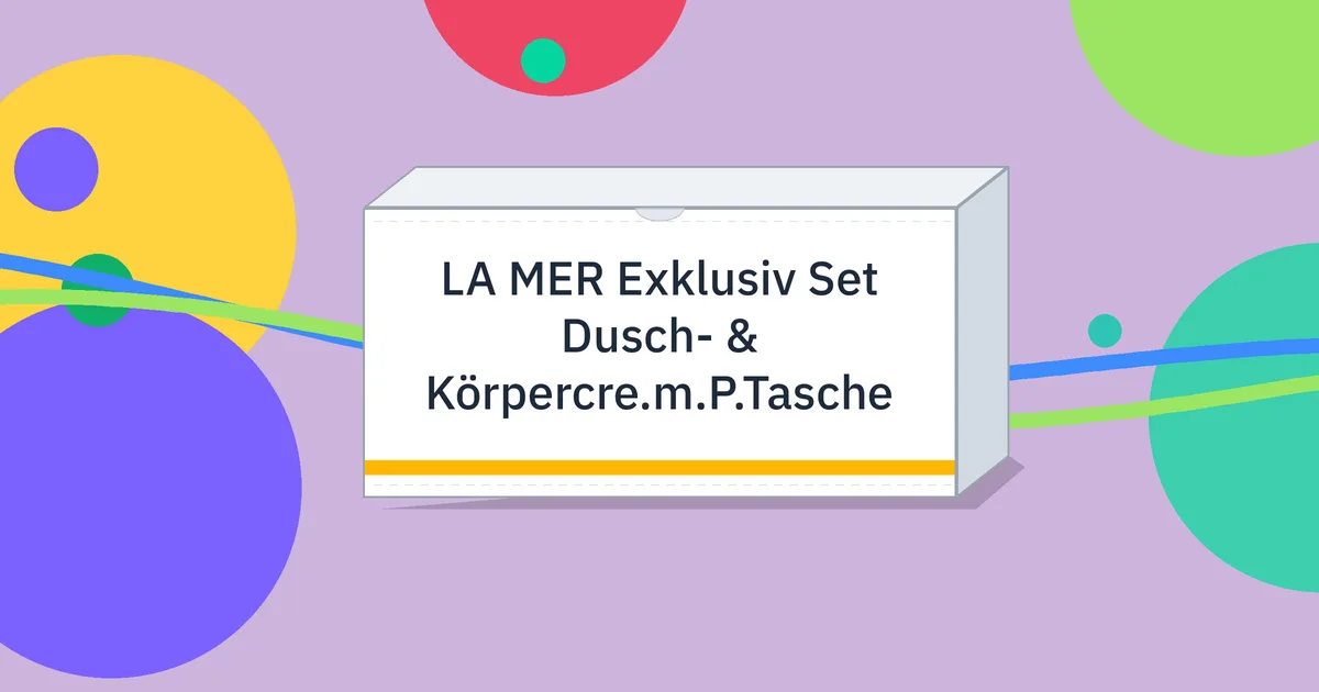 Symbolbild: Packung mit der Aufschrift LA MER Exklusiv Set Dusch- & Körpercre.m.P.Tasche (PZN 18739504) – Verfügbarkeit und Bezug in Apotheken in Frankfurt am Main