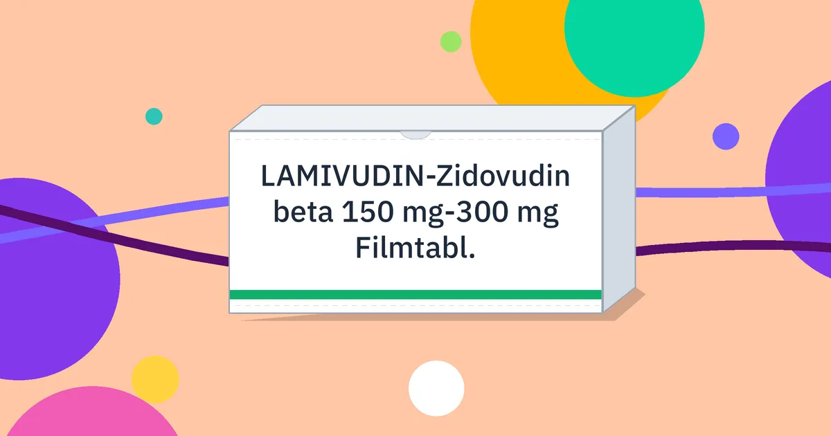 Symbolbild: Packung mit der Aufschrift LAMIVUDIN-Zidovudin beta 150 mg-300 mg Filmtabl. (PZN 12471213) – Verfügbarkeit und Bezug in Apotheken in Frankfurt am Main