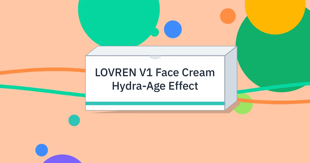 Symbolbild: Packung mit der Aufschrift LOVREN V1 Face Cream Hydra-Age Effect (PZN 19819197) – Verfügbarkeit und Bezug in Apotheken in Frankfurt am Main