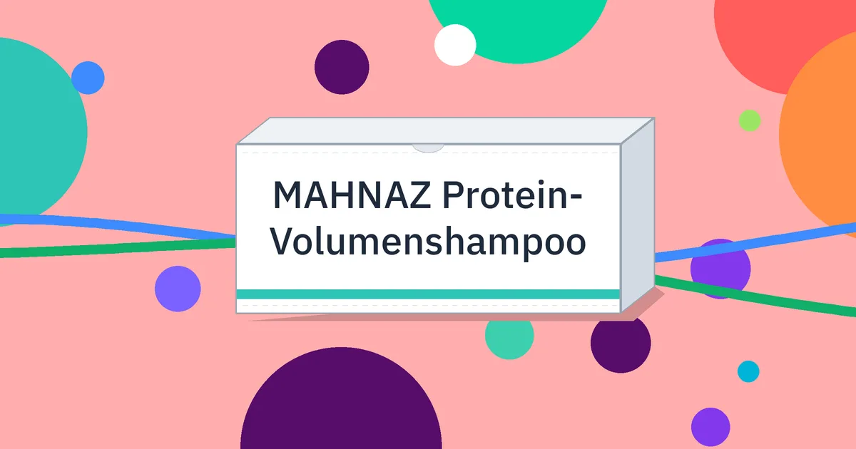 Symbolbild: Packung mit der Aufschrift MAHNAZ Protein-Volumenshampoo (PZN 10314484) – Verfügbarkeit und Bezug in Apotheken in Frankfurt am Main