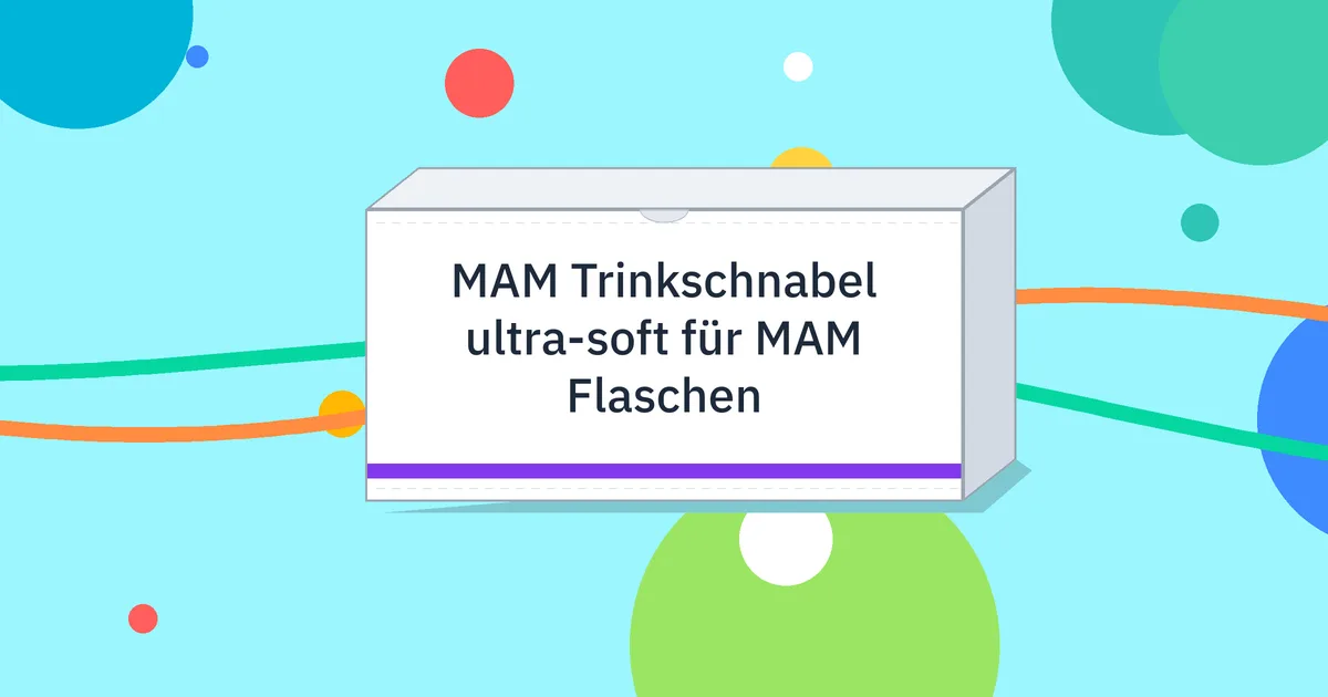 Symbolbild: Packung mit der Aufschrift MAM Trinkschnabel ultra-soft für MAM Flaschen (PZN 10255184) – Verfügbarkeit und Bezug in Apotheken in Frankfurt am Main