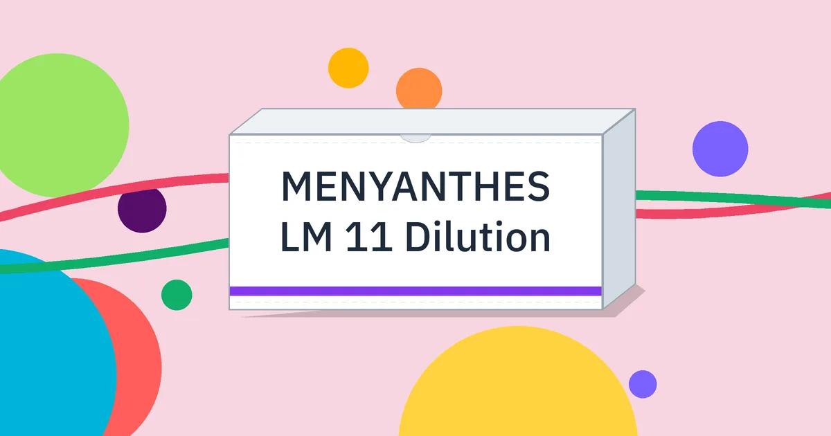 Symbolbild: Packung mit der Aufschrift MENYANTHES LM 11 Dilution (PZN 13605130) – Verfügbarkeit und Bezug in Apotheken in Frankfurt am Main