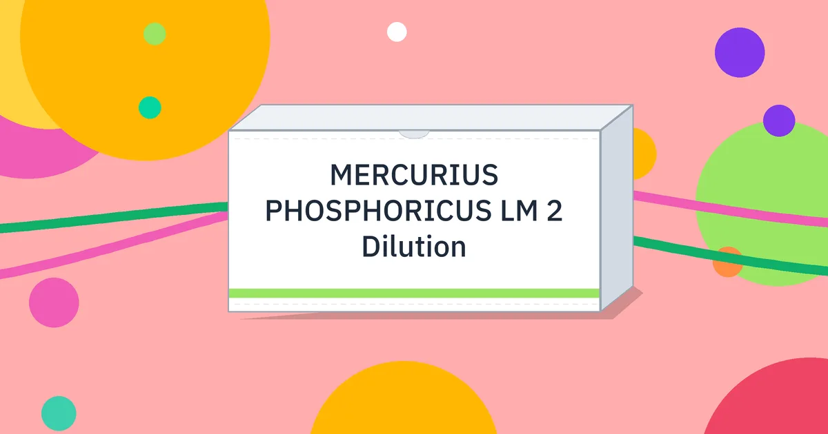 Symbolbild: Packung mit der Aufschrift MERCURIUS PHOSPHORICUS LM 2 Dilution (PZN 12952591) – Verfügbarkeit und Bezug in Apotheken in Frankfurt am Main