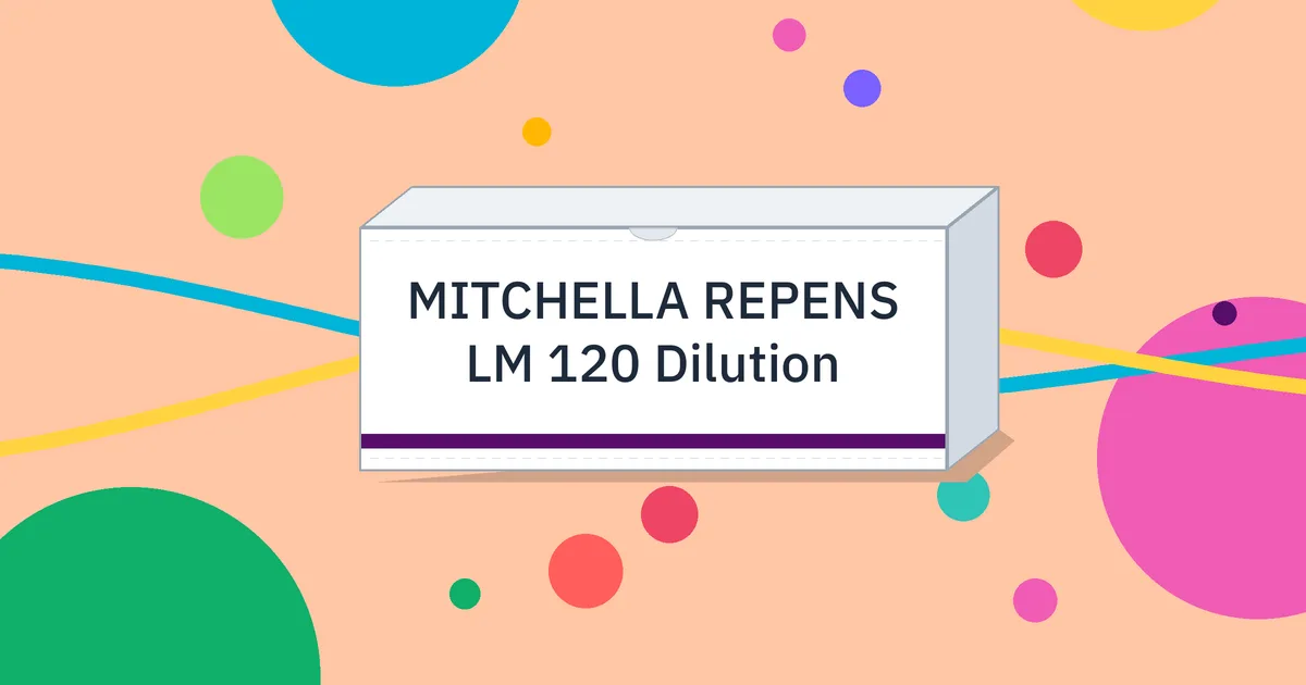 Symbolbild: Packung mit der Aufschrift MITCHELLA REPENS LM 120 Dilution (PZN 13609642) – Verfügbarkeit und Bezug in Apotheken in Frankfurt am Main