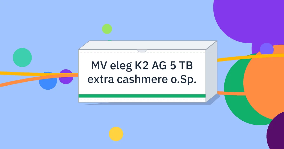 Symbolbild: Packung mit der Aufschrift MV eleg K2 AG 5 TB extra cashmere o.Sp. (PZN 14677982) – Verfügbarkeit und Bezug in Apotheken in Frankfurt am Main