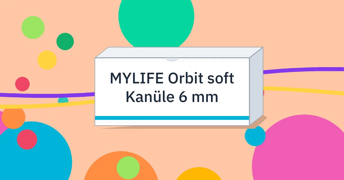 Symbolbild: Packung mit der Aufschrift MYLIFE Orbit soft Kanüle 6 mm (PZN 14324835) – Verfügbarkeit und Bezug in Apotheken in Frankfurt am Main