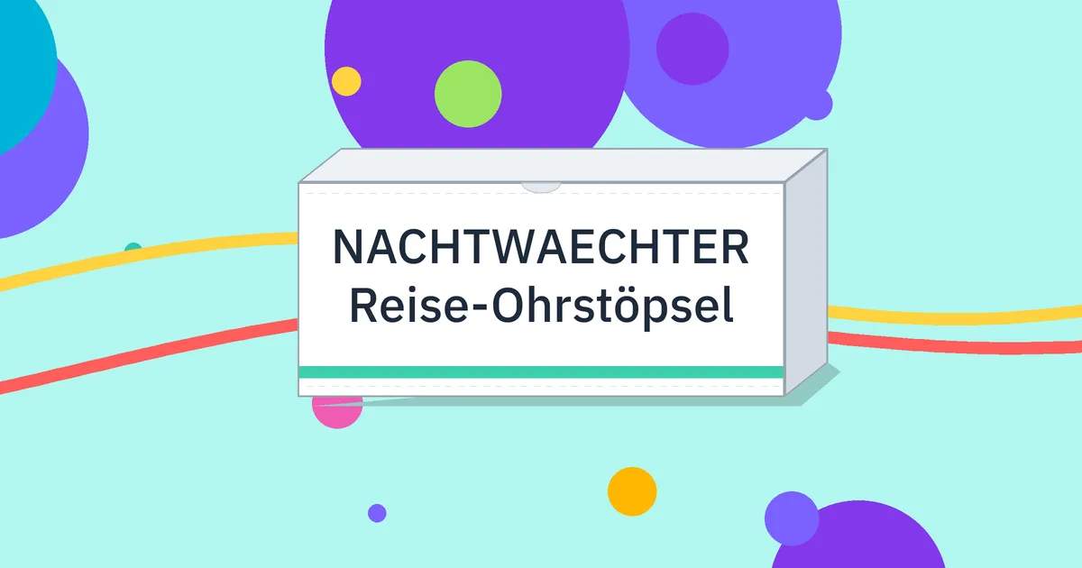 Symbolbild: Packung mit der Aufschrift NACHTWAECHTER Reise-Ohrstöpsel (PZN 18713634) – Verfügbarkeit und Bezug in Apotheken in Frankfurt am Main