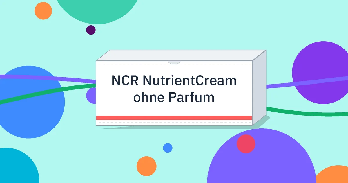 Symbolbild: Packung mit der Aufschrift NCR NutrientCream ohne Parfum (PZN 19135783) – Verfügbarkeit und Bezug in Apotheken in Frankfurt am Main