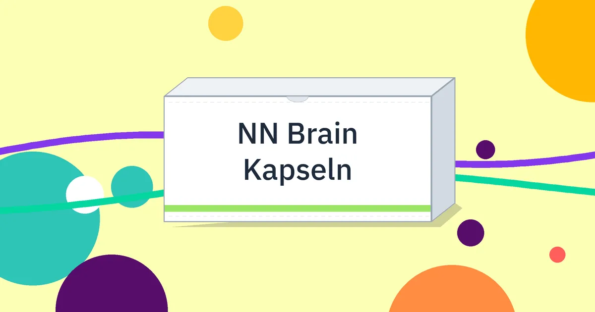 Symbolbild: Packung mit der Aufschrift NN Brain Kapseln (PZN 15321632) – Verfügbarkeit und Bezug in Apotheken in Frankfurt am Main