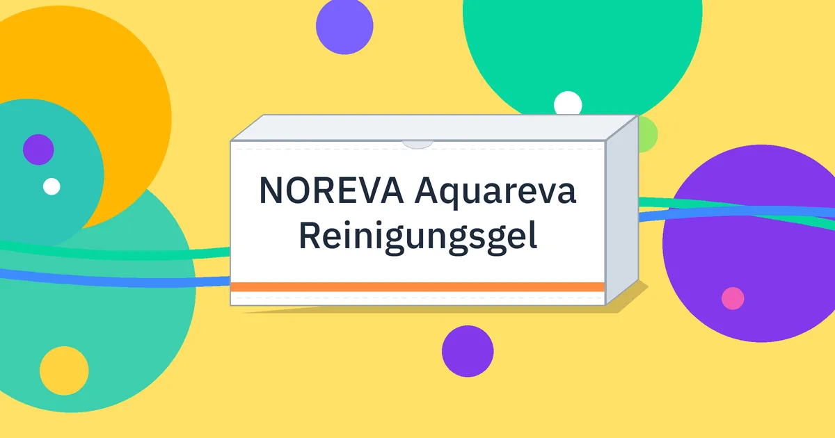 Symbolbild: Packung mit der Aufschrift NOREVA Aquareva Reinigungsgel (PZN 17592306) – Verfügbarkeit und Bezug in Apotheken in Frankfurt am Main