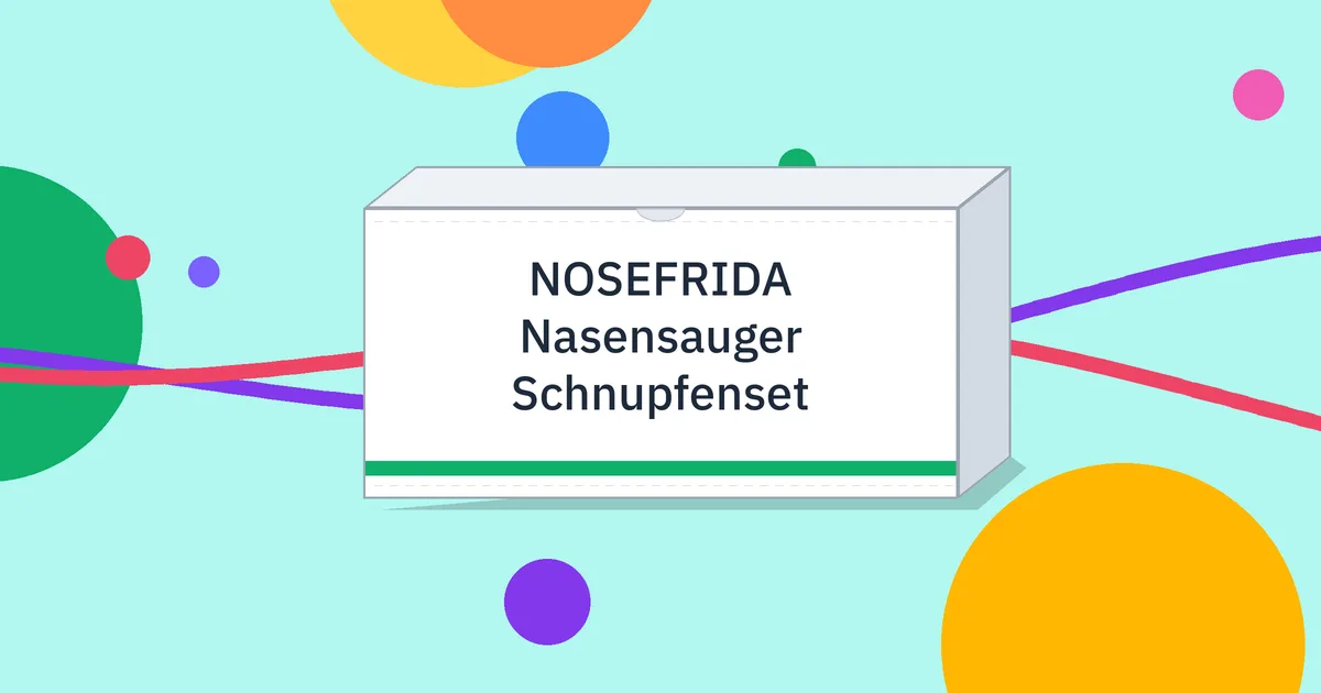 Symbolbild: Packung mit der Aufschrift NOSEFRIDA Nasensauger Schnupfenset (PZN 18009409) – Verfügbarkeit und Bezug in Apotheken in Frankfurt am Main