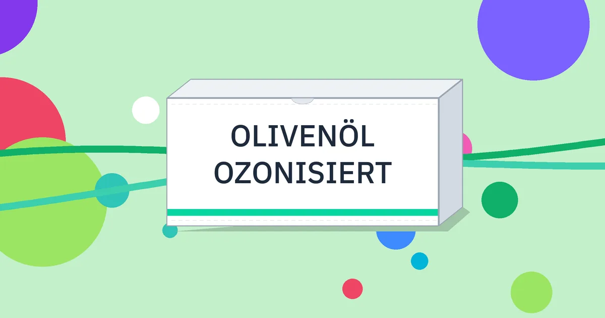 Symbolbild: Packung mit der Aufschrift OLIVENÖL OZONISIERT (PZN 07500125) – Verfügbarkeit und Bezug in Apotheken in Frankfurt am Main