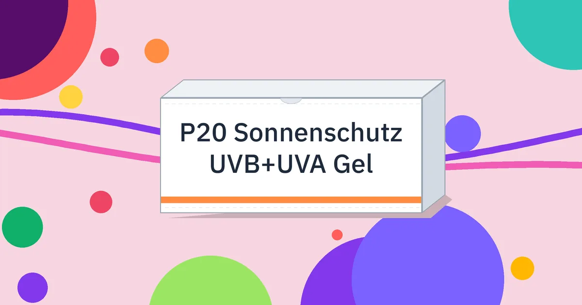 Symbolbild: Packung mit der Aufschrift P20 Sonnenschutz UVB+UVA Gel (PZN 07275993) – Verfügbarkeit und Bezug in Apotheken in Frankfurt am Main