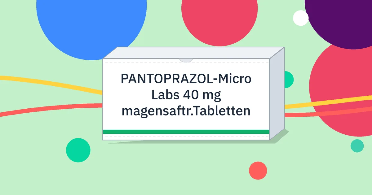 Symbolbild: Packung mit der Aufschrift PANTOPRAZOL-Micro Labs 40 mg magensaftr.Tabletten (PZN 10516727) – Verfügbarkeit und Bezug in Apotheken in Frankfurt am Main