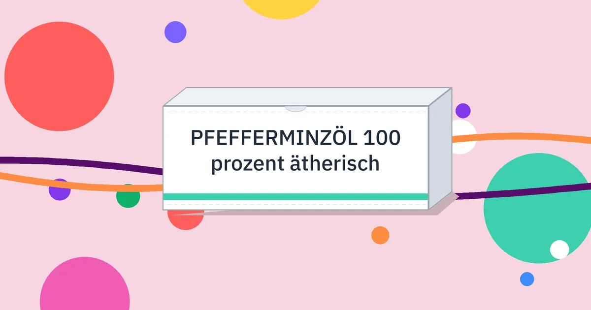 Symbolbild: Packung mit der Aufschrift PFEFFERMINZÖL 100 prozent ätherisch (PZN 07206124) – Verfügbarkeit und Bezug in Apotheken in Frankfurt am Main