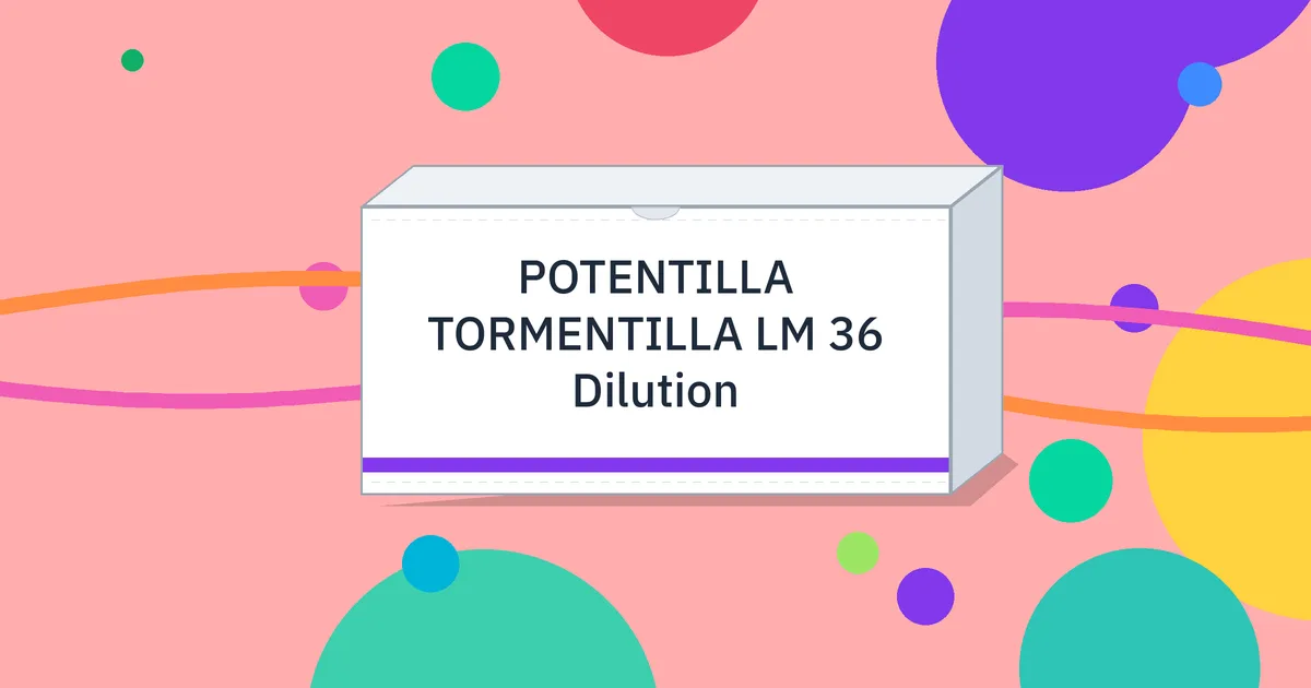 Symbolbild: Packung mit der Aufschrift POTENTILLA TORMENTILLA LM 36 Dilution (PZN 13665853) – Verfügbarkeit und Bezug in Apotheken in Frankfurt am Main