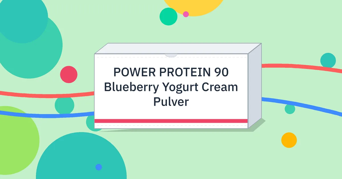 Symbolbild: Packung mit der Aufschrift POWER PROTEIN 90 Blueberry Yogurt Cream Pulver (PZN 13655116) – Verfügbarkeit und Bezug in Apotheken in Frankfurt am Main