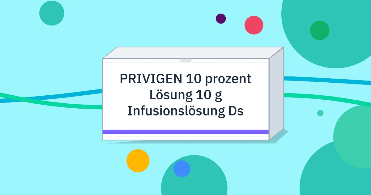 Symbolbild: Packung mit der Aufschrift PRIVIGEN 10 prozent Lösung 10 g Infusionslösung Ds (PZN 09616599) – Verfügbarkeit und Bezug in Apotheken in Frankfurt am Main