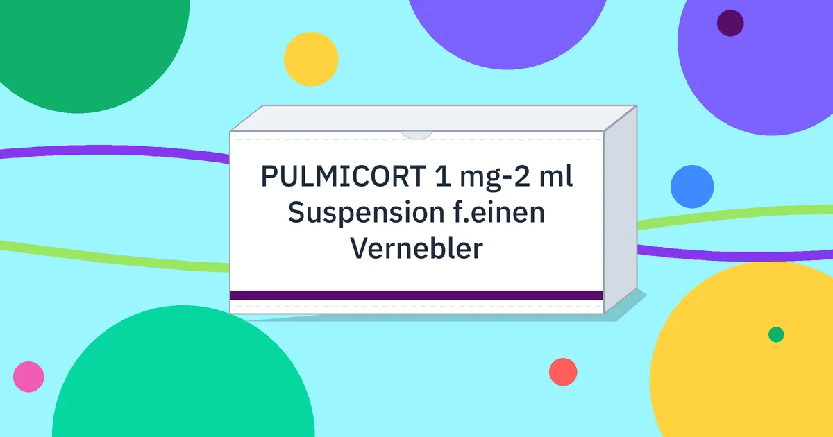 Symbolbild: Packung mit der Aufschrift PULMICORT 1 mg-2 ml Suspension f.einen Vernebler (PZN 18664806) – Verfügbarkeit und Bezug in Apotheken in Frankfurt am Main