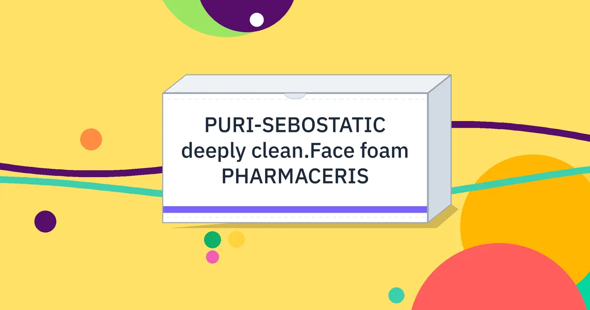 Symbolbild: Packung mit der Aufschrift PURI-SEBOSTATIC deeply clean.Face foam PHARMACERIS (PZN 16390486) – Verfügbarkeit und Bezug in Apotheken in Frankfurt am Main