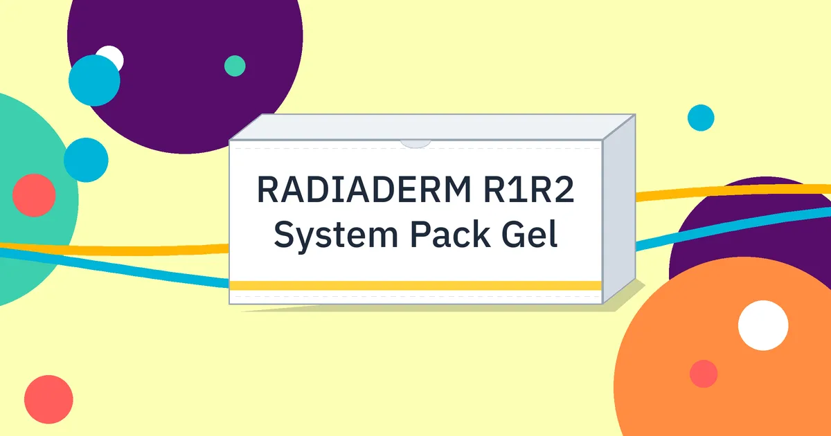 Symbolbild: Packung mit der Aufschrift RADIADERM R1R2 System Pack Gel (PZN 19339327) – Verfügbarkeit und Bezug in Apotheken in Frankfurt am Main