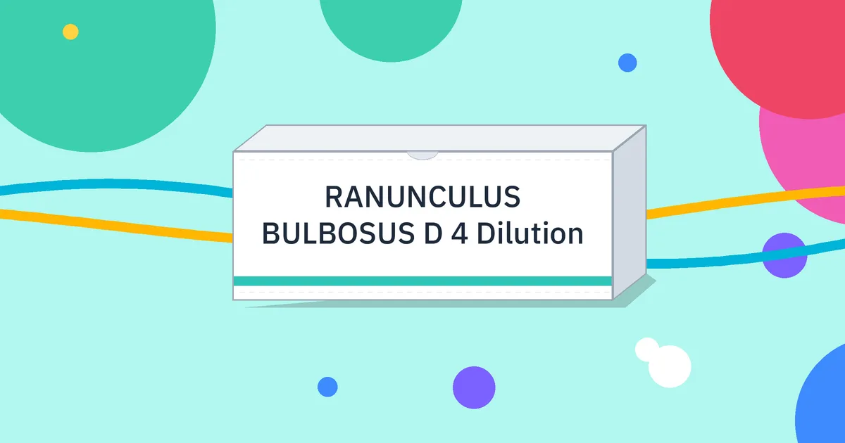 Symbolbild: Packung mit der Aufschrift RANUNCULUS BULBOSUS D 4 Dilution (PZN 02810832) – Verfügbarkeit und Bezug in Apotheken in Frankfurt am Main
