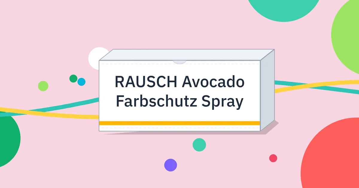 Symbolbild: Packung mit der Aufschrift RAUSCH Avocado Farbschutz Spray (PZN 01875321) – Verfügbarkeit und Bezug in Apotheken in Frankfurt am Main