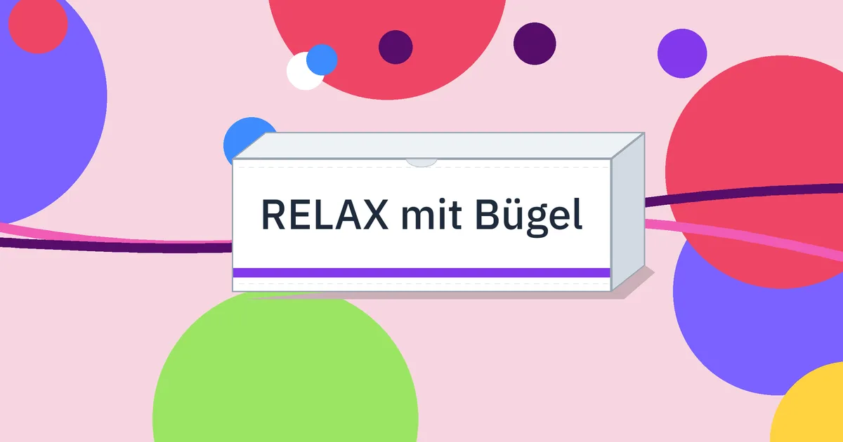 Symbolbild: Packung mit der Aufschrift RELAX mit Bügel (PZN 09188620) – Verfügbarkeit und Bezug in Apotheken in Frankfurt am Main