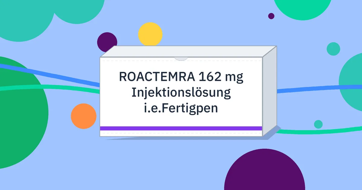 Symbolbild: Packung mit der Aufschrift ROACTEMRA 162 mg Injektionslösung i.e.Fertigpen (PZN 20546066) – Verfügbarkeit und Bezug in Apotheken in Frankfurt am Main