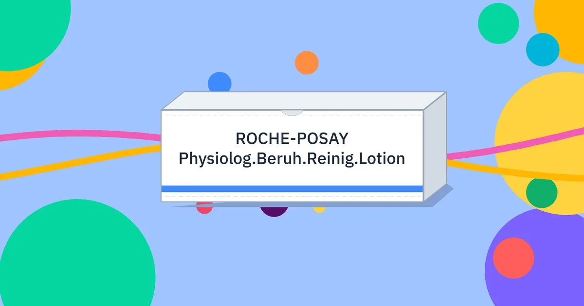 Symbolbild: Packung mit der Aufschrift ROCHE-POSAY Physiolog.Beruh.Reinig.Lotion (PZN 06093149) – Verfügbarkeit und Bezug in Apotheken in Frankfurt am Main