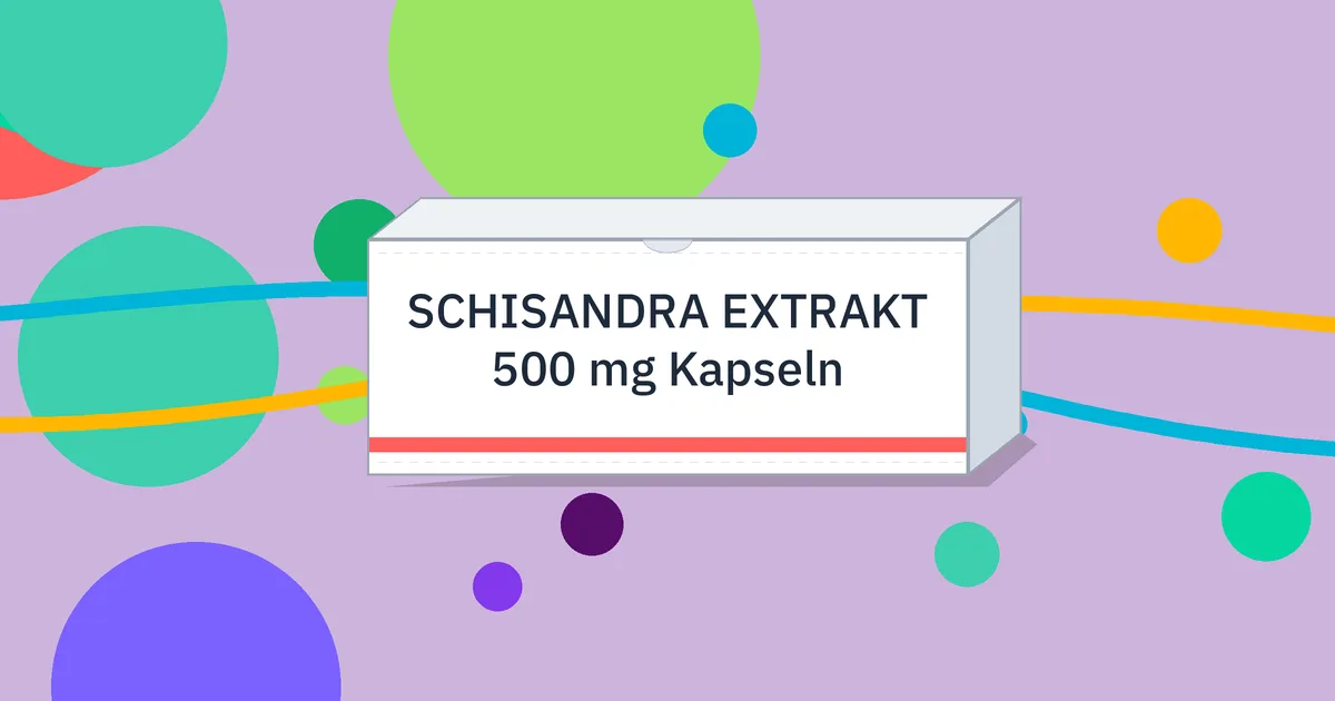 Symbolbild: Packung mit der Aufschrift SCHISANDRA EXTRAKT 500 mg Kapseln (PZN 12546224) – Verfügbarkeit und Bezug in Apotheken in Frankfurt am Main