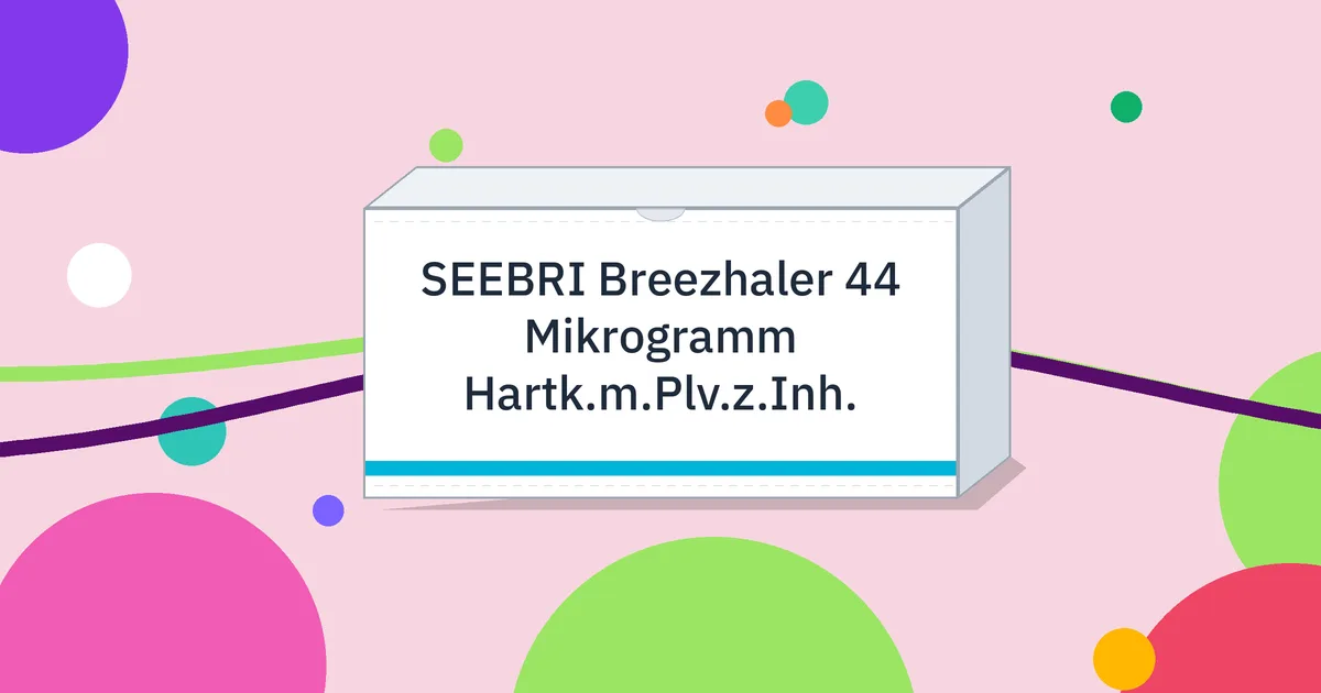 Symbolbild: Packung mit der Aufschrift SEEBRI Breezhaler 44 Mikrogramm Hartk.m.Plv.z.Inh. (PZN 15561655) – Verfügbarkeit und Bezug in Apotheken in Frankfurt am Main