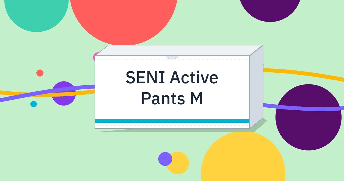 Symbolbild: Packung mit der Aufschrift SENI Active Pants M (PZN 00167361) – Verfügbarkeit und Bezug in Apotheken in Frankfurt am Main