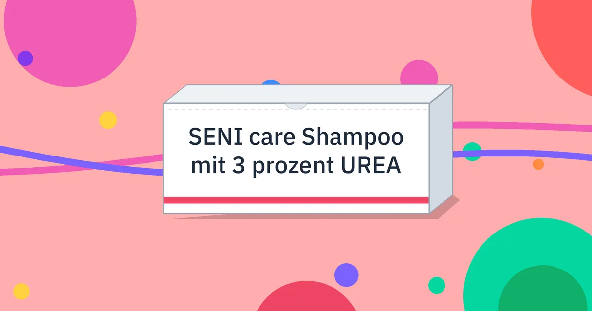 Symbolbild: Packung mit der Aufschrift SENI care Shampoo mit 3 prozent UREA (PZN 10310983) – Verfügbarkeit und Bezug in Apotheken in Frankfurt am Main
